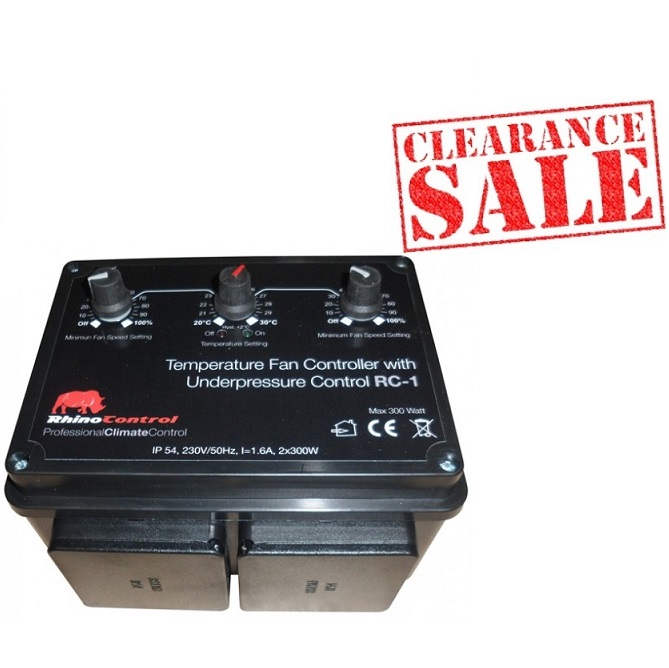 Rhino RC-1 Twin Grow Room Fan Controller - Somerset Hydroponics